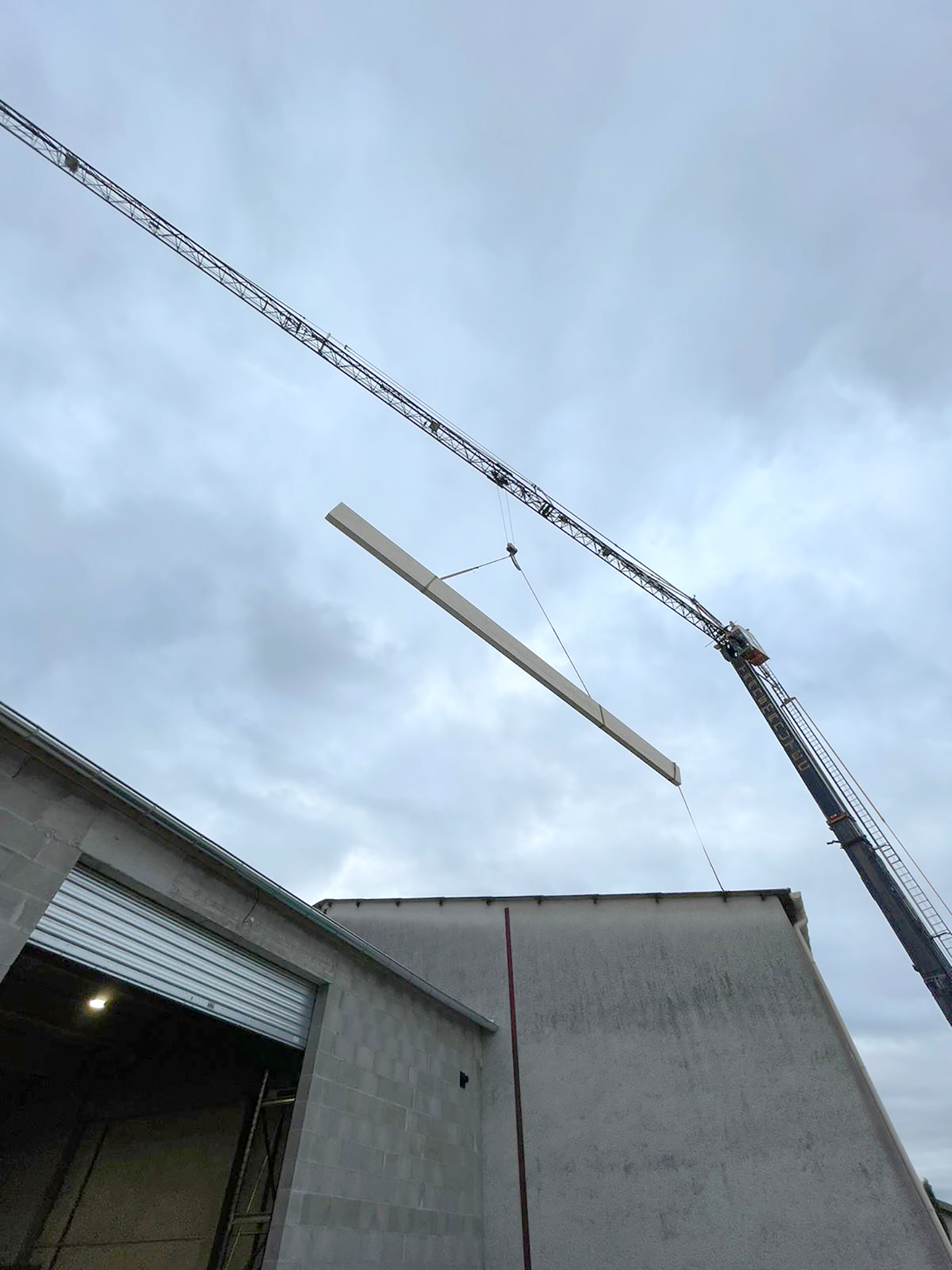 Charpente métallique pour un bâtiment industriel | Upten